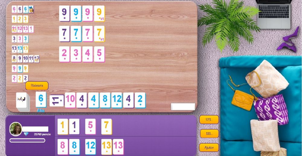 Reguli rummy etalat online - rezumat